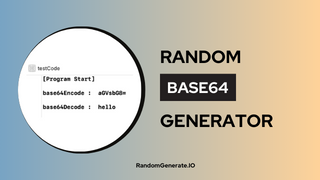 RandomGenerate.io | Randomizer for Everything