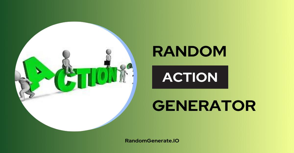 Action Generator: Your Daily Source of Inspiration 💫