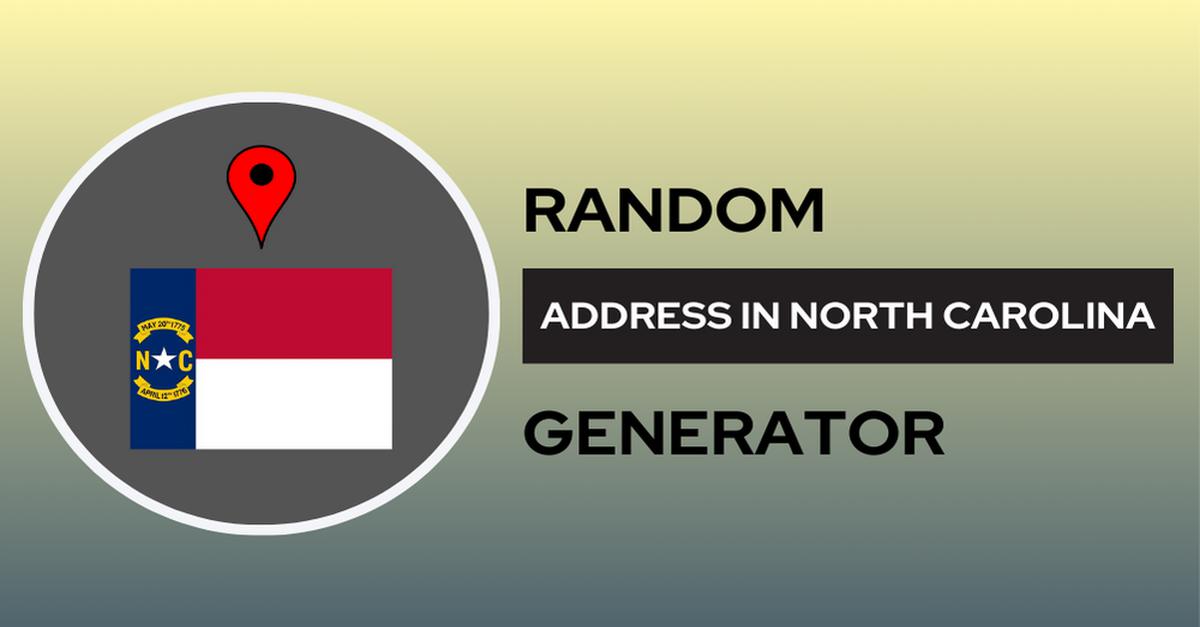 Address in North Carolina 🚗🌃