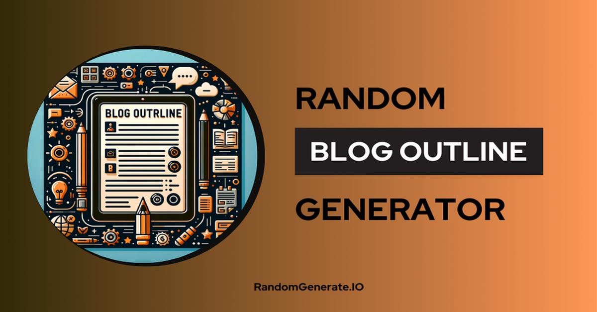Free Blog Outline Generator 📝