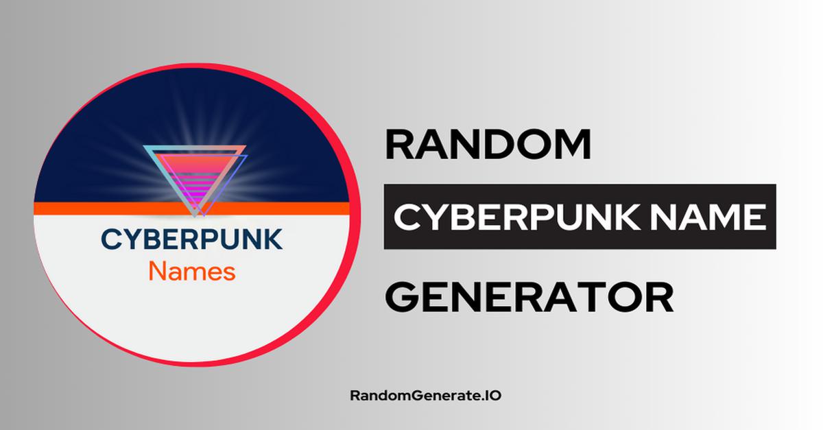 Cyberpunk Name Generator: Craft Tron-Inspired Aliases