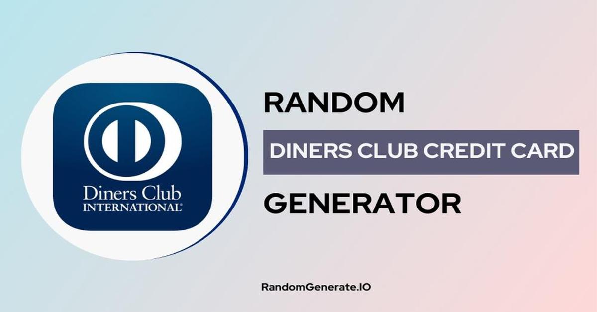 Diners Club Credit Card Generator