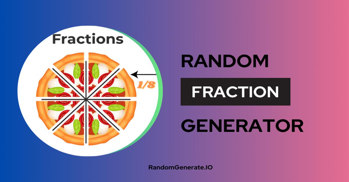 Random Fraction Generator 📈