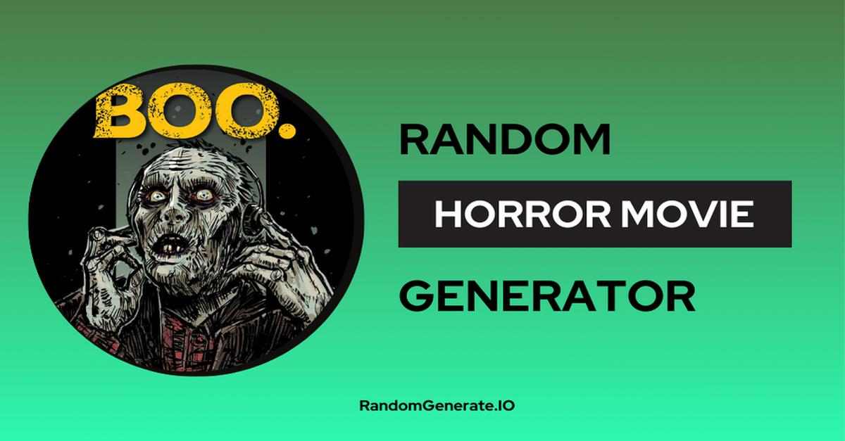 Horror Movie Generator 👻🎬💀
