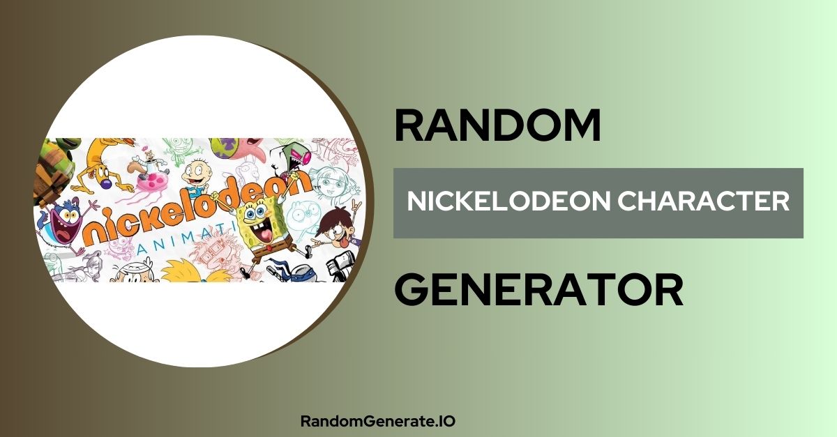 Random Nickelodeon Character Generator 🎭