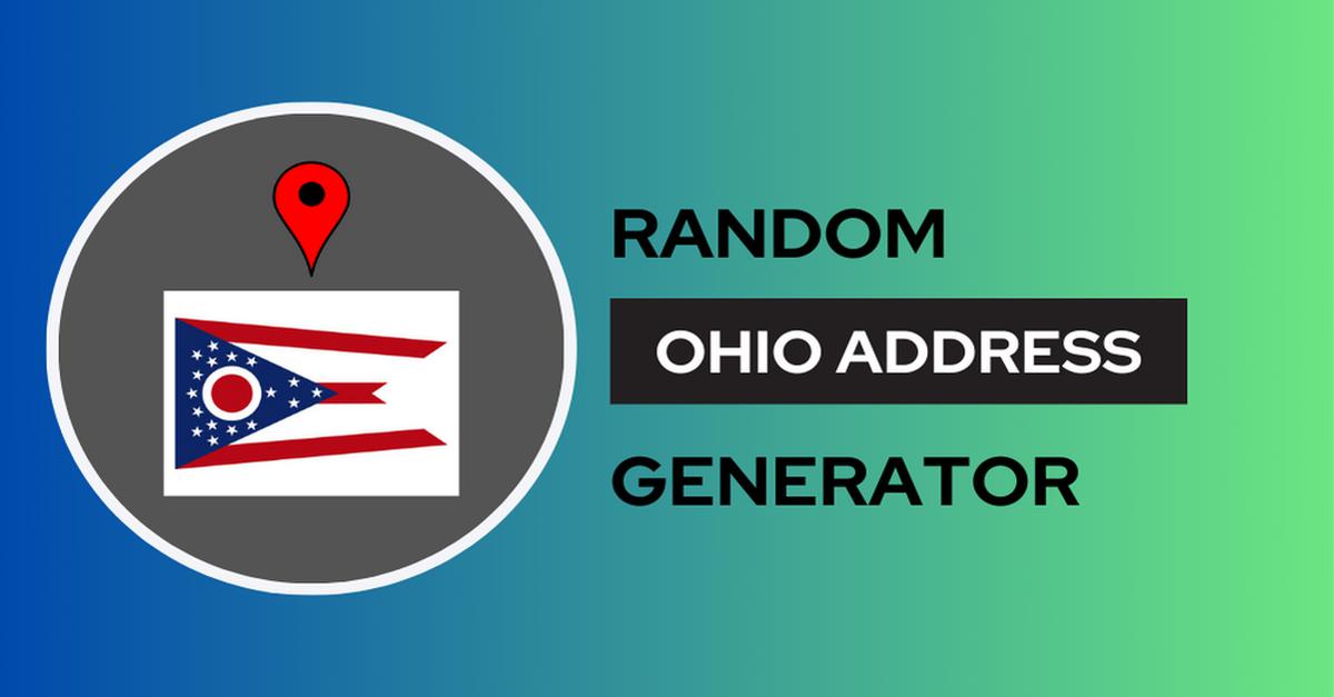 Random Ohio Address Generator 🌲