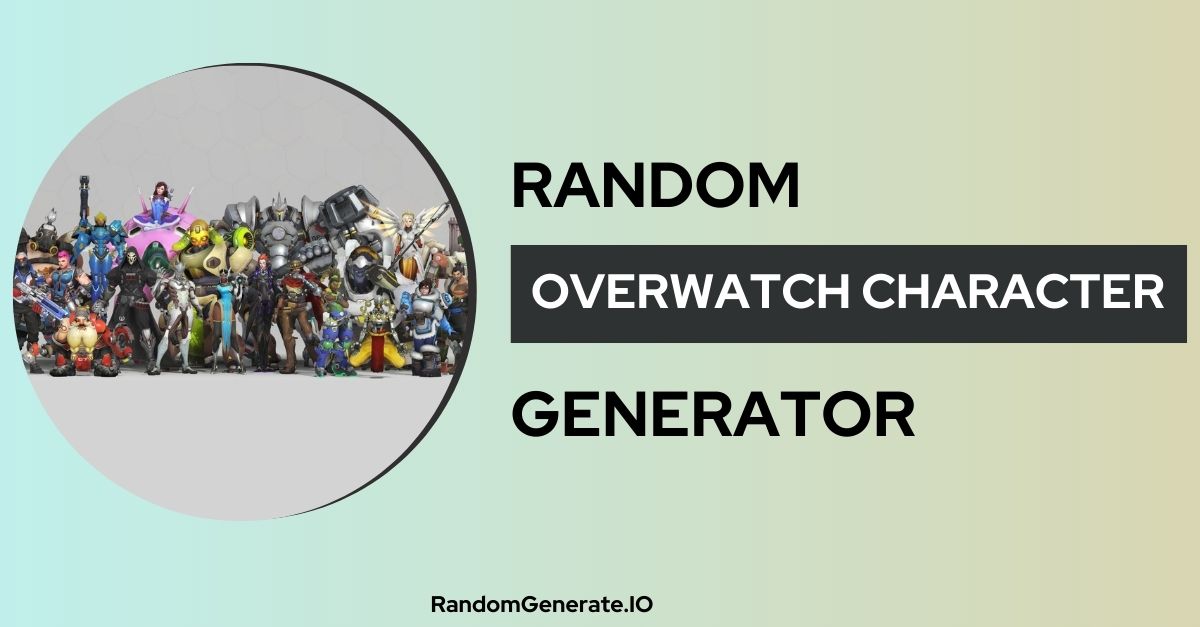 Random Overwatch Character Generator