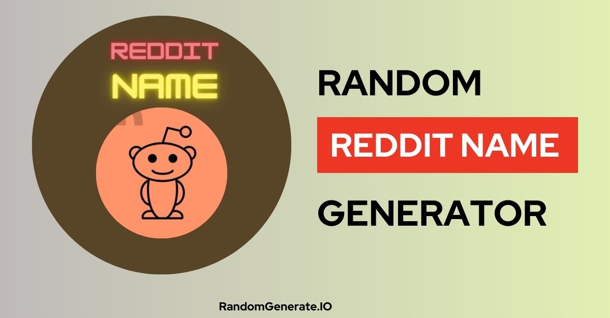 Reddit Name Generator 🛡️