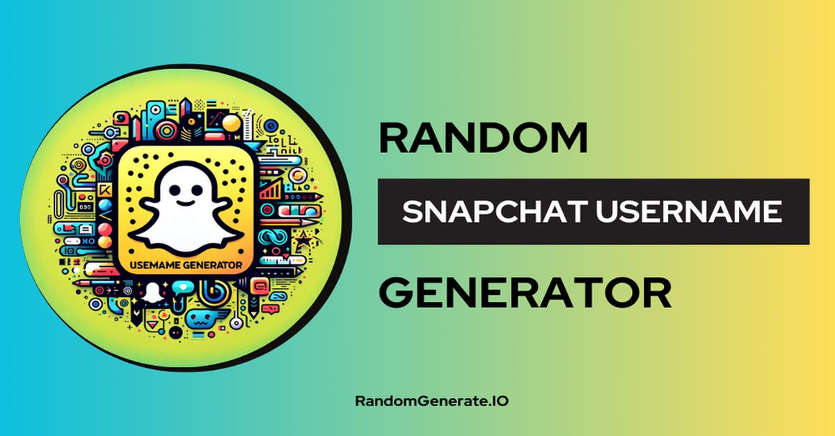 Snapchat Username Generator