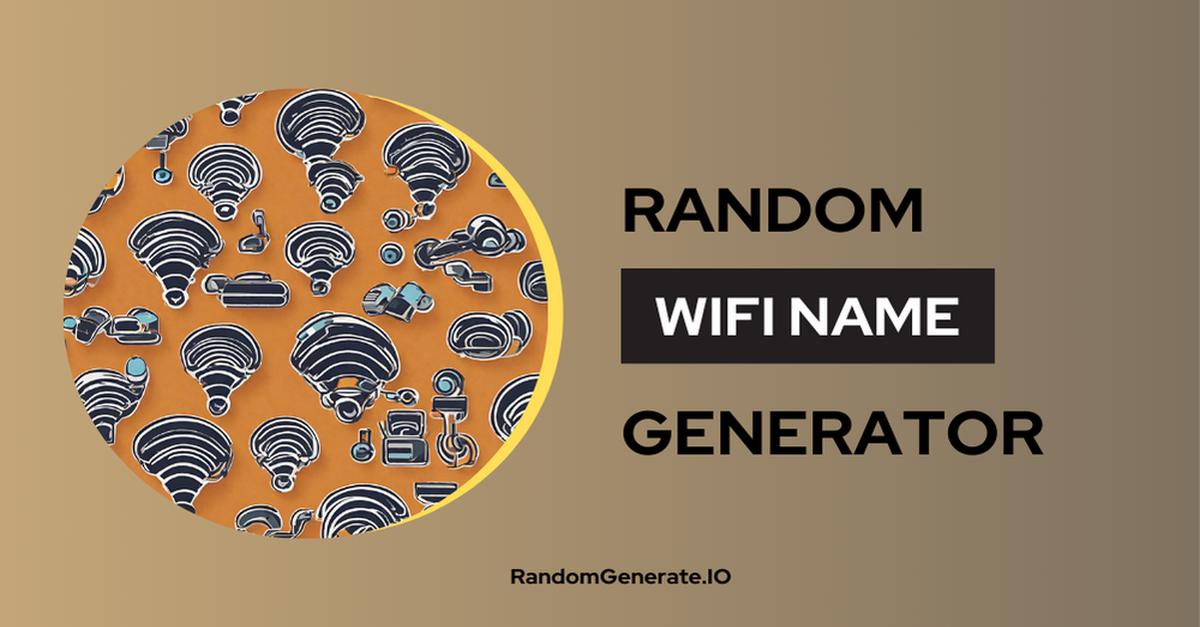 WiFi Name Generator: 🎲 Roll for Random WiFi Names!
