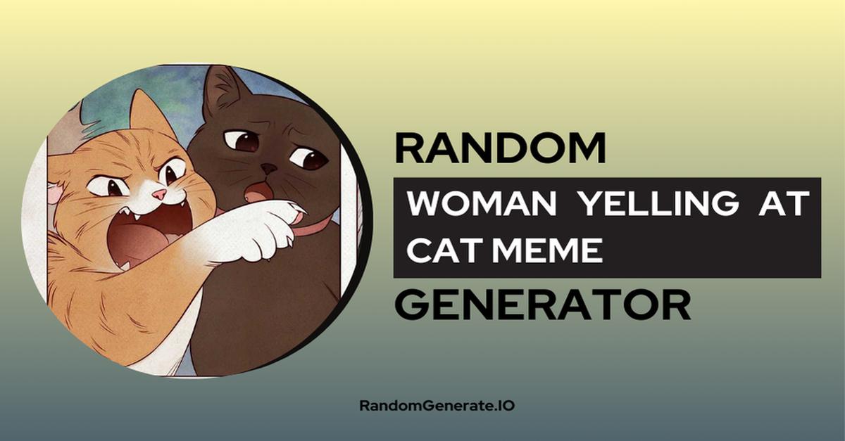Yelling Woman Cat Meme Generator Meme Creator Funny You Can't